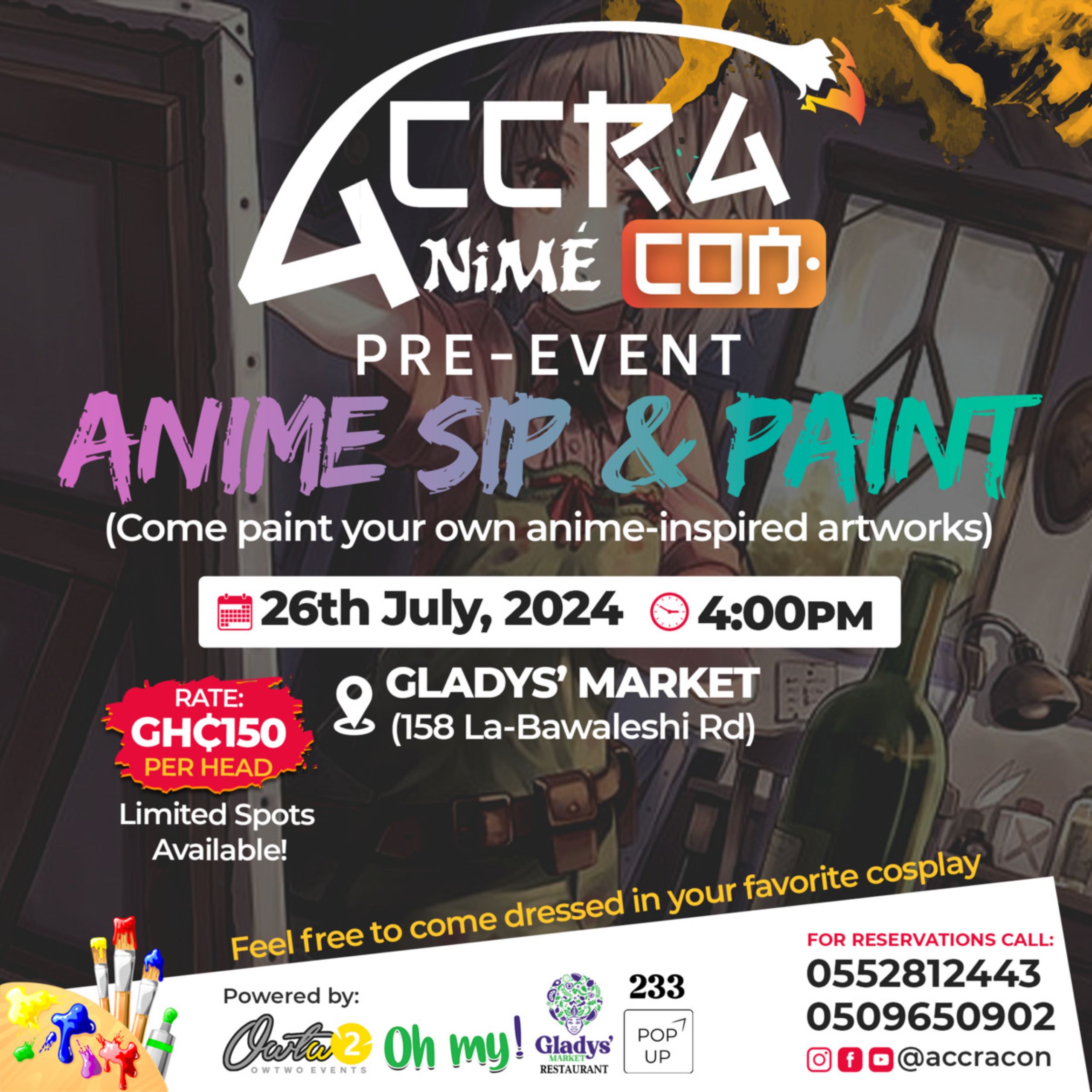 Anime Sip & Paint: Unleash Your Inner Artist with Ayatickets